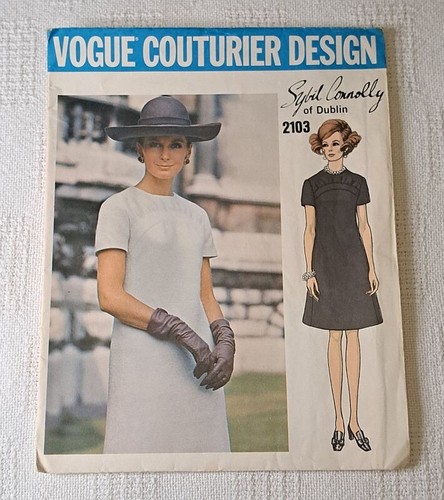 VOGUE Couturier SYBIL CONNOLLY Design Sewing Pattern 2103 w/ ORIGINAL ...