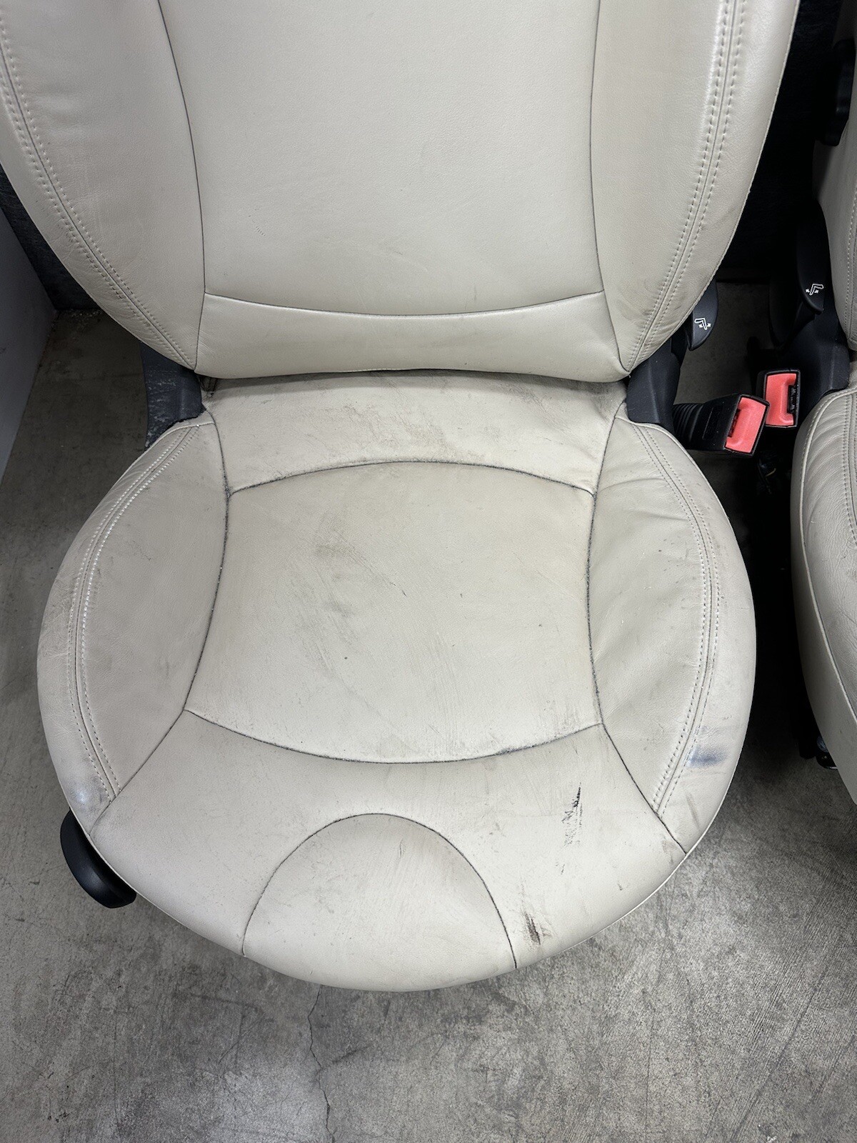 2007-2013 MINI COOPER R56 FRONT REAR LEFT & RIGHT SEAT LEATHER TAN SET ...