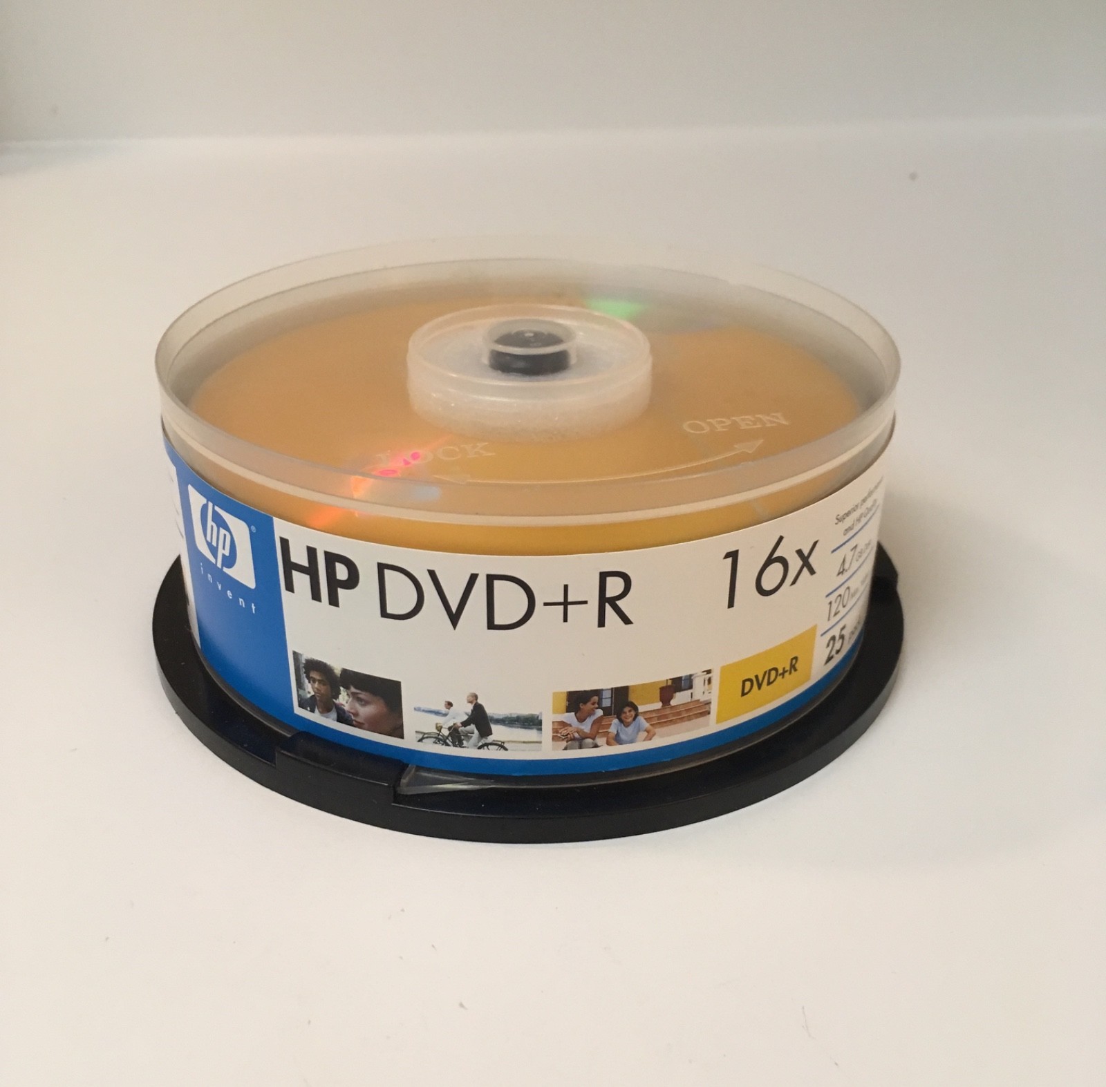 HP Hewlett Packard DVD-R 16x 25 Pack Value 4.7GB 120 Min | eBay