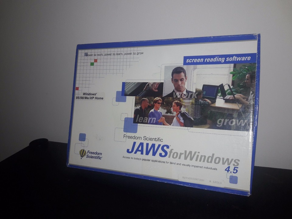 Freedom Scientific JAWS Windows 4.5 Screen Reading Software Impaired ...