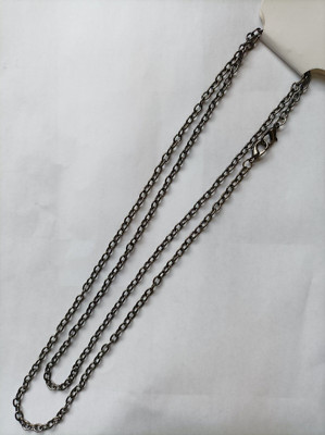 10pcs 90cm Extra Long Cub Chains Pewter Silver Plated Craft Jewellery ...