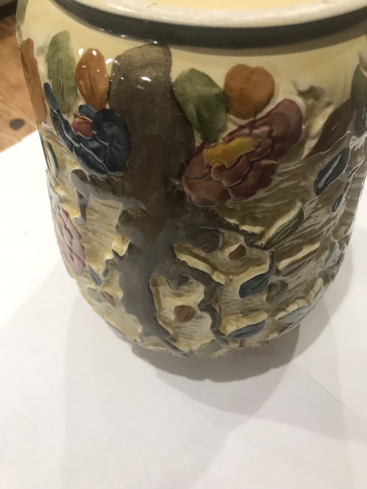 Large 'Indian Tree' Vase by H J Wood | eBay