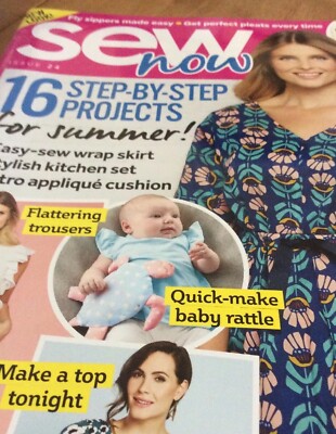 SEW NOW sewing magazine issue 24 No Free Patterns | eBay UK