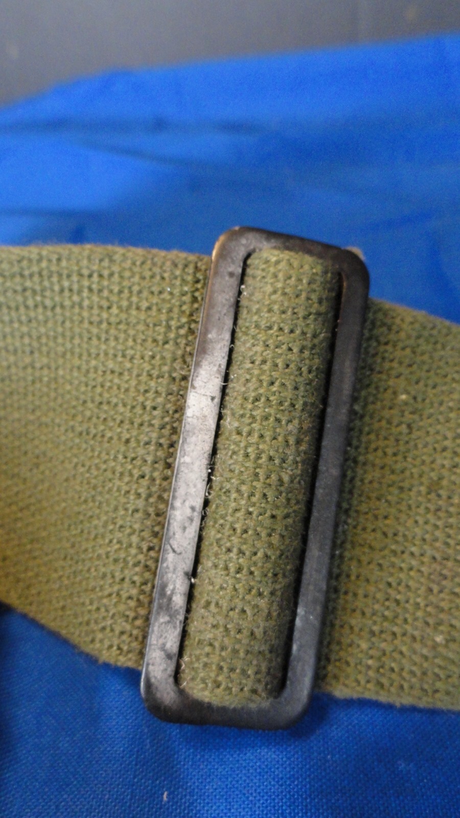 USGI UNIVERSAL MILITARY OLIVE DRAB OD CARRYING STRAP DOUBLE CLASP HOOK ...