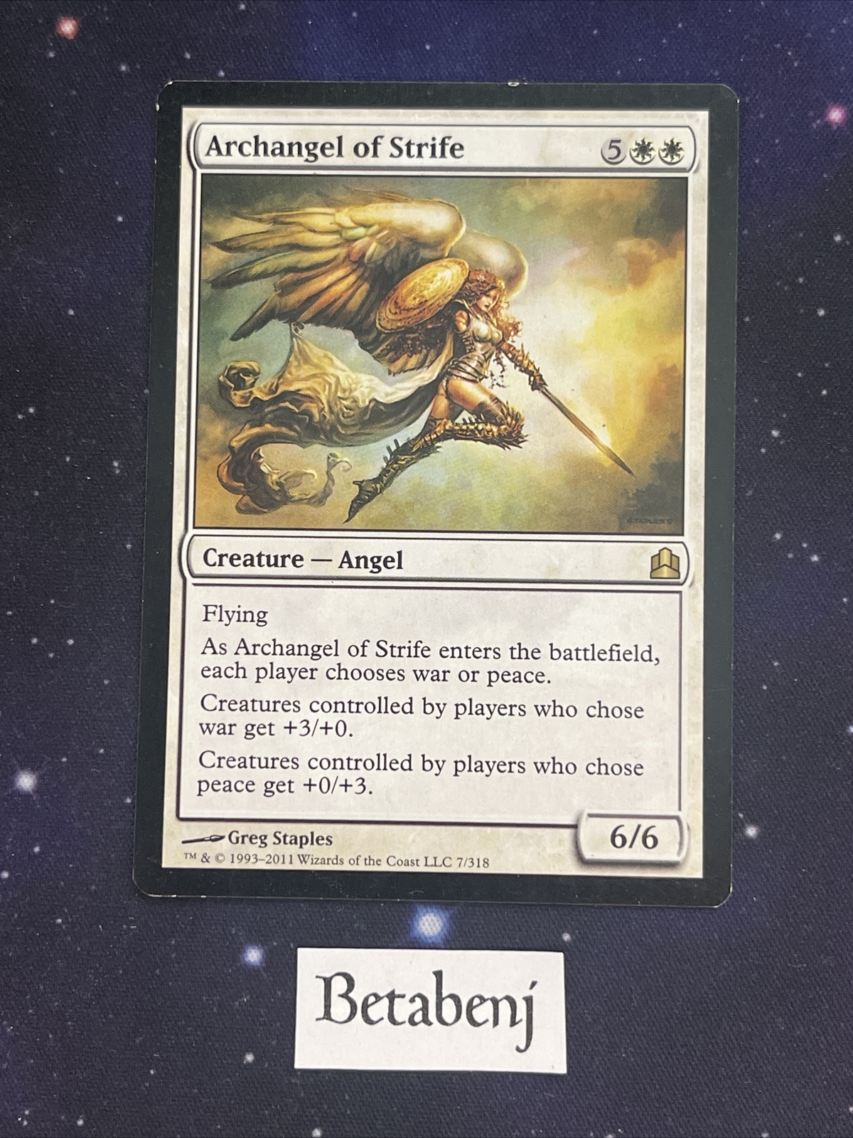 MTG Archangel of Strife - Commander | eBay