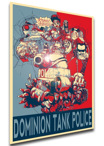 Poster Propaganda - Dominion Tank Police - Characters LL0588 | eBay