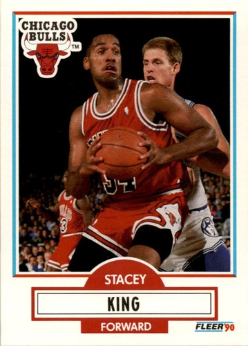 1990-91 Fleer Stacey King Rookie Chicago Bulls #27 | eBay