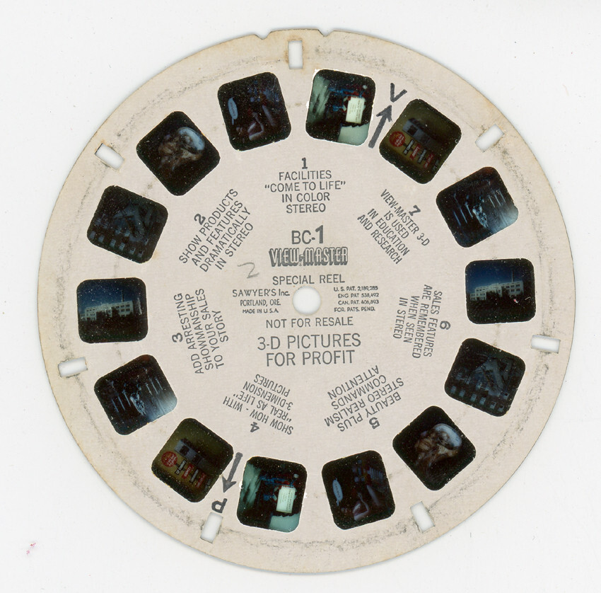 RARE View Master Commercial Advertising Reel 3D Pictures for Profit ...
