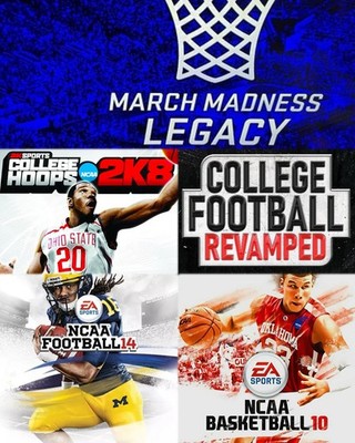 MARCH MADNESS LEGACY/NCAA 14 REVAMP/COLLEGE HOOPS 2K8-PS3 ONLY/Digital ...