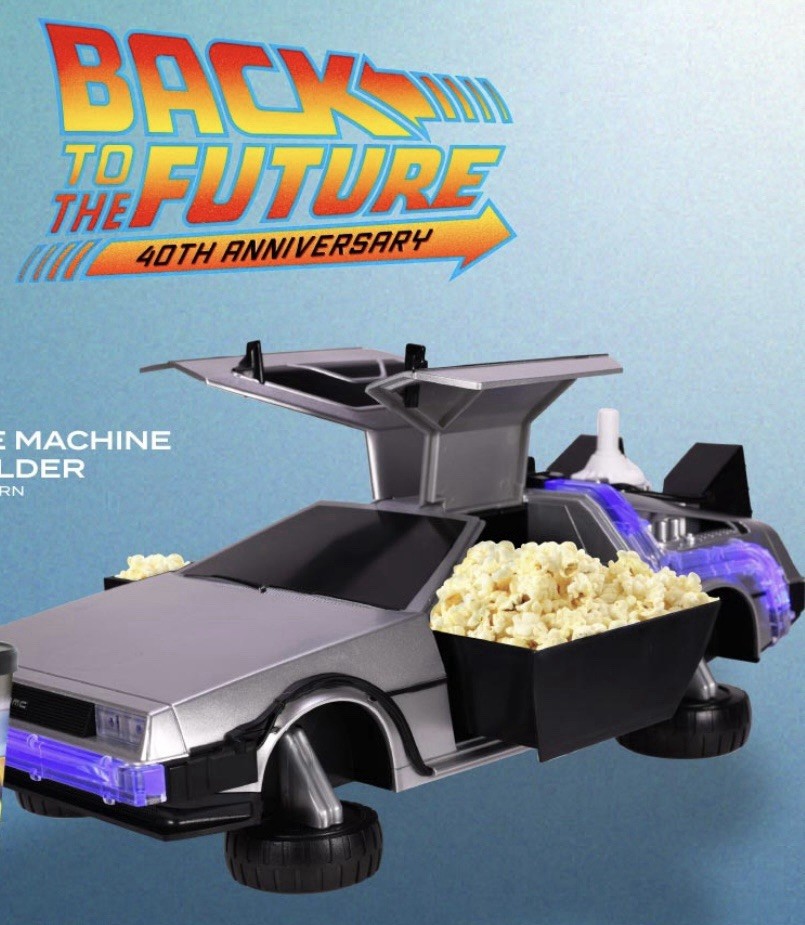 Back To The Future 40th Anniversary DeLorean Popcorn Bucket SEALED IN ...