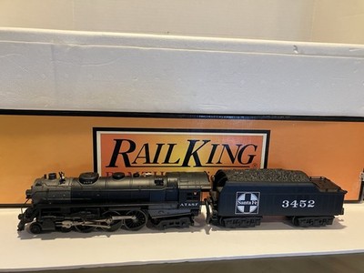 Rail King MTH 30-1232-1 MTH Santa Fe 3452 2002 4-6-4 Hudson steam ...
