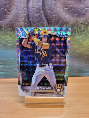 2025 Bowman Chrome Marco Dinges Geometric Refractor /499 1st Bowman | eBay