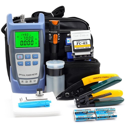 FTTH Fiber Optic Cold Connection Assembly Termination Tools Kit Bag ...
