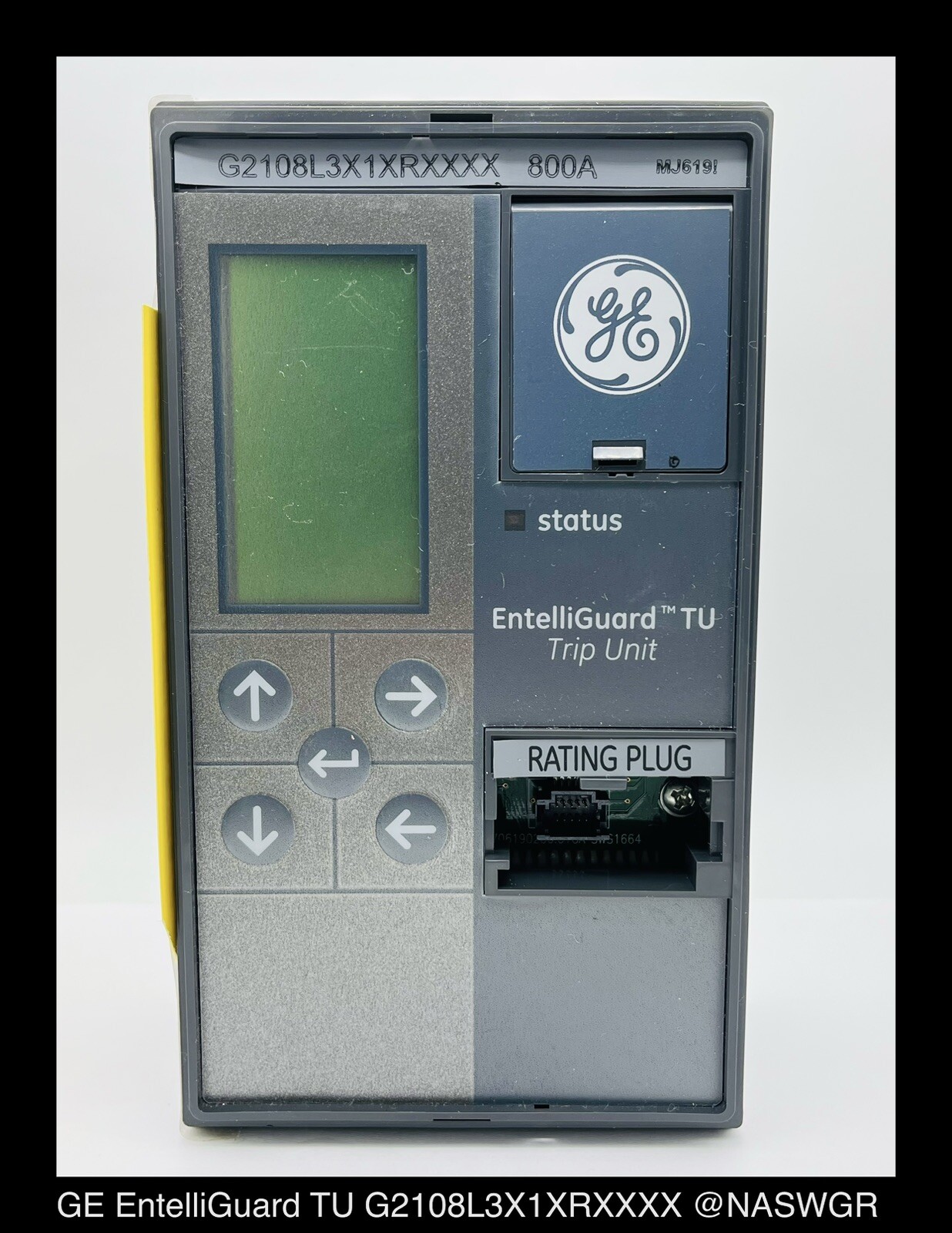GE EntelliGuard TU G2108L3X1XRXXXX 800A Trip Unit Programmer LSI AK/R ...
