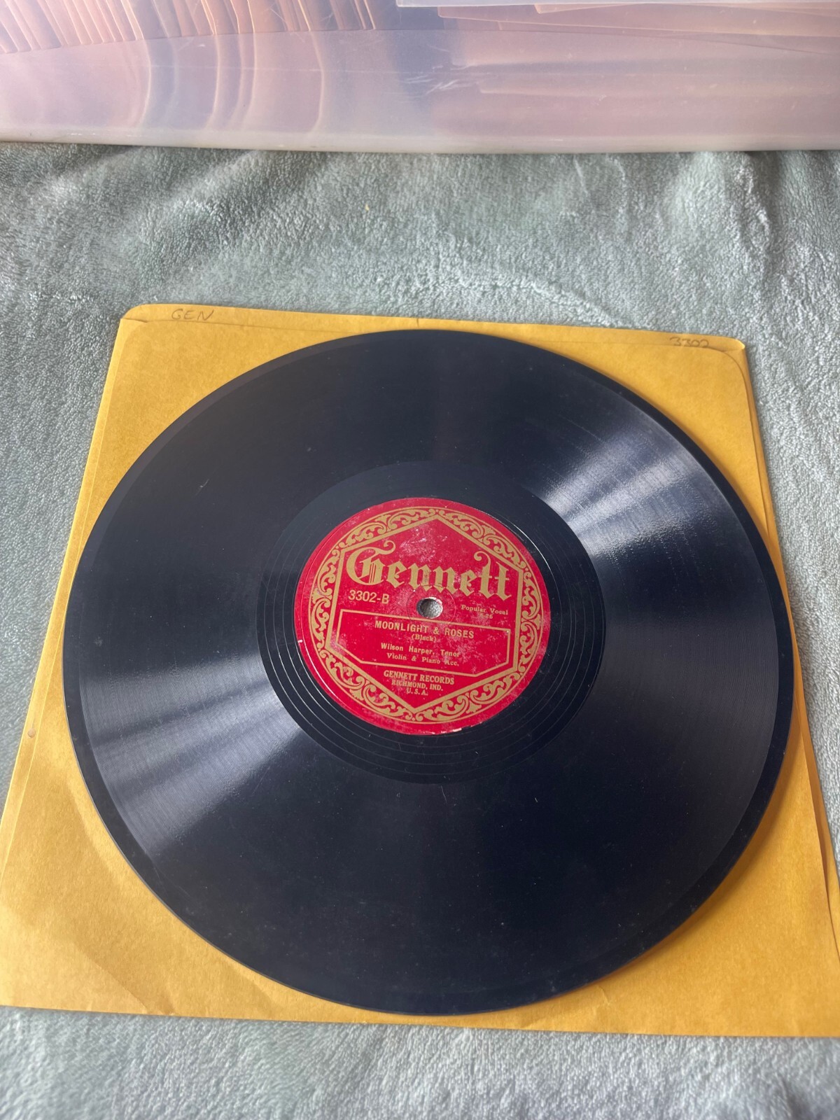 GENNETT Record 78 rpm 3302 DRIFTING & DREAMING / MOONLIGHT & ROSES | eBay