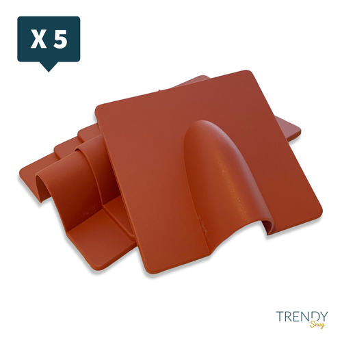 5 x Brown Blow Out Plate Brick Buster Cable Tidy Cover Satellite ...