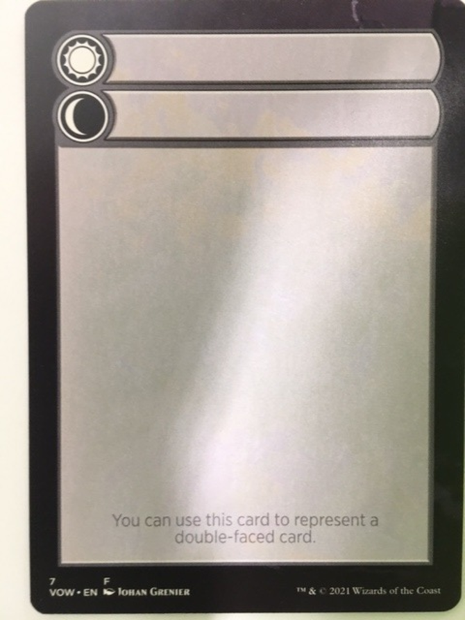 4x Double-Faced Helper Card (7) MTG Innistrad: Crimson Vow NM Magic ...