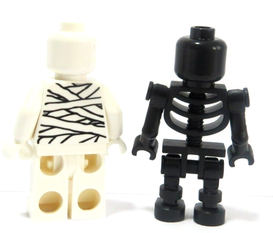 Lego Black Skeleton & Mummy Minifigure Halloween Monster | eBay