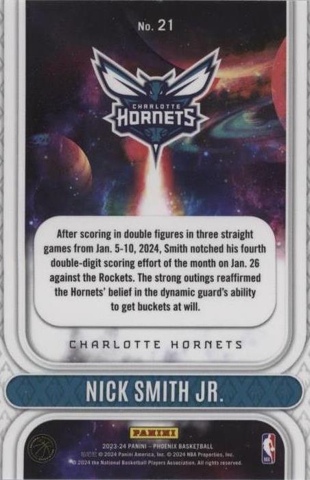 2023-24 Panini Phoenix - Nick Smith Jr. #21 | eBay