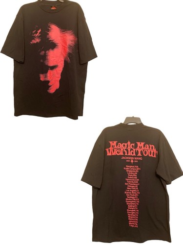 Jackson Wang Magic Man World Tour Merch GOT7 Double Sided Rap T-Shirt ...