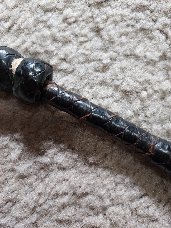 Vintage Police Braided Leather Blackjack Weighted SAP Slap Jack For ...