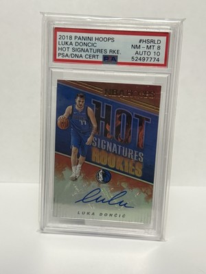 2018-19 Panini NBA Hoops - Hot Signatures Rookies Luka Dončić #HSR-LD ...
