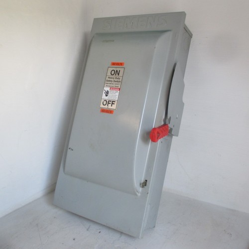 Siemens HF364 200A 600V Fusible Safety Switch Disconnect 200 Amp NEMA ...