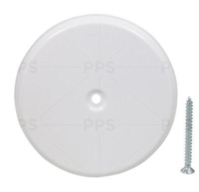 4-1/4"in-9-1/4"in Supply Giant Plastic Wall Cleanout Cover Plate White ...