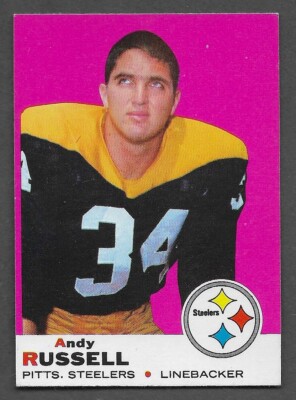 1969 Topps #17 Andy Russell Steelers Missouri NICE EXMT | eBay