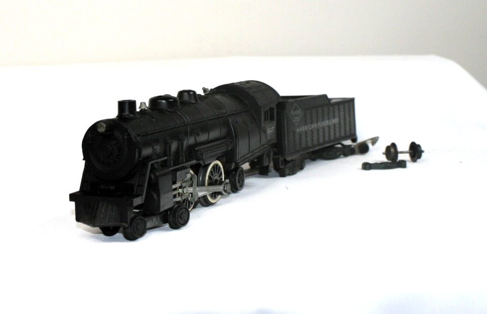 American Flyer 307 4-4-2 Atlantic Reading Lines Steam Locomotive and ...
