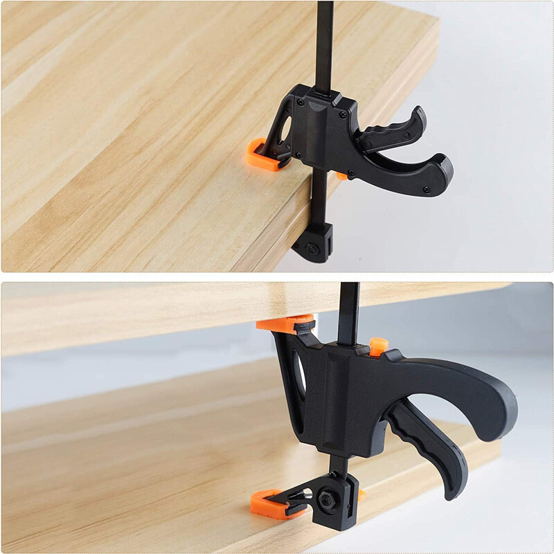 4pcs 4inch Woodworking Bar Clamp Furniture Wood Handwork Tool F-Clamp ...