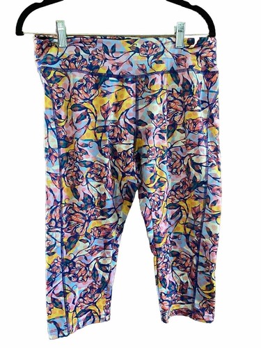 EUC LULAROE JORDAN Leggings - Large (L) - Floral/Abstract Print | eBay