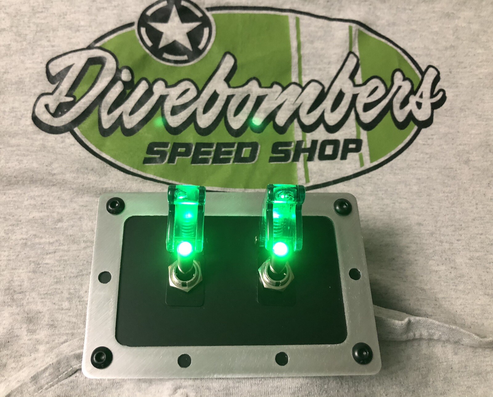 Switch Panel 2 LED Bomber Style Flush Mount | 12v | Off Road | Hotrod ...