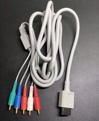 OEM Nintendo Wii & WiiU RVL-011 HD Component Video Cable Tested Works ...