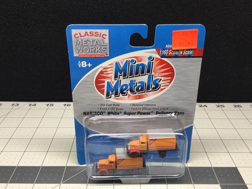 Mini Metals Classic Metal Works N-Scale Nabisco Delivery Vans | eBay