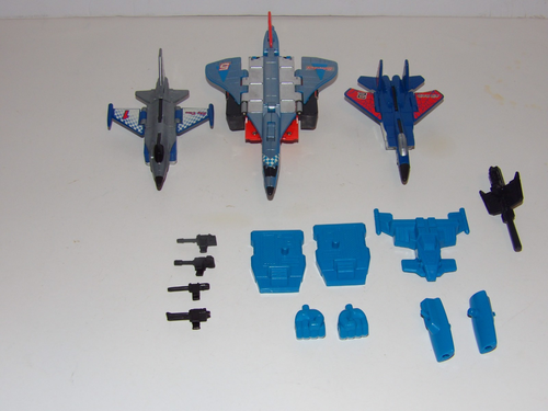 TRANSFORMERS G2 SUPERION AERIALBOTS WITH ACCESSORIES VINTAGE ORIGINAL ...