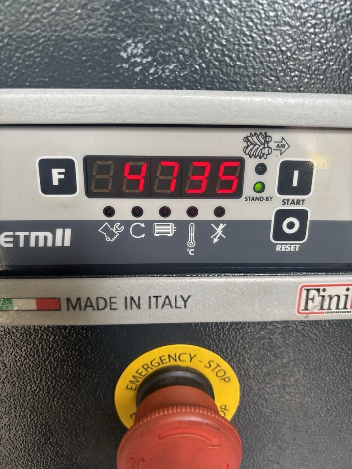 Fini Plus 15-10-500 Screw Compressor With Tank And Dryer 65CFM 10BAR ...