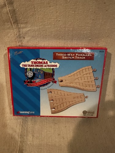 2 Three-way Parallel Switch Track Clickity-Clack Thomas Wooden Railway ...