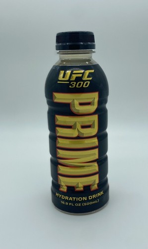 NEW Prime Hydration Drink UFC 300 1 Full 16.9 FL Oz Bottle in hand ...