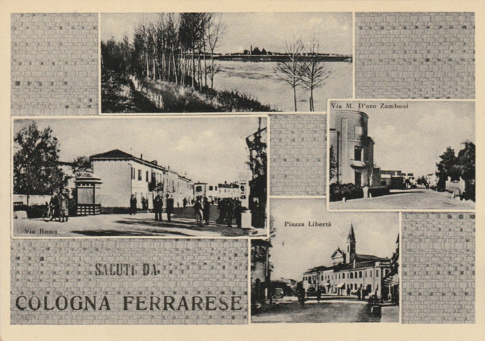 EMILIA ROMAGNA FERRARA BERRA COLONIA FERRARESE 4 VEDUTINE MF90920 | eBay
