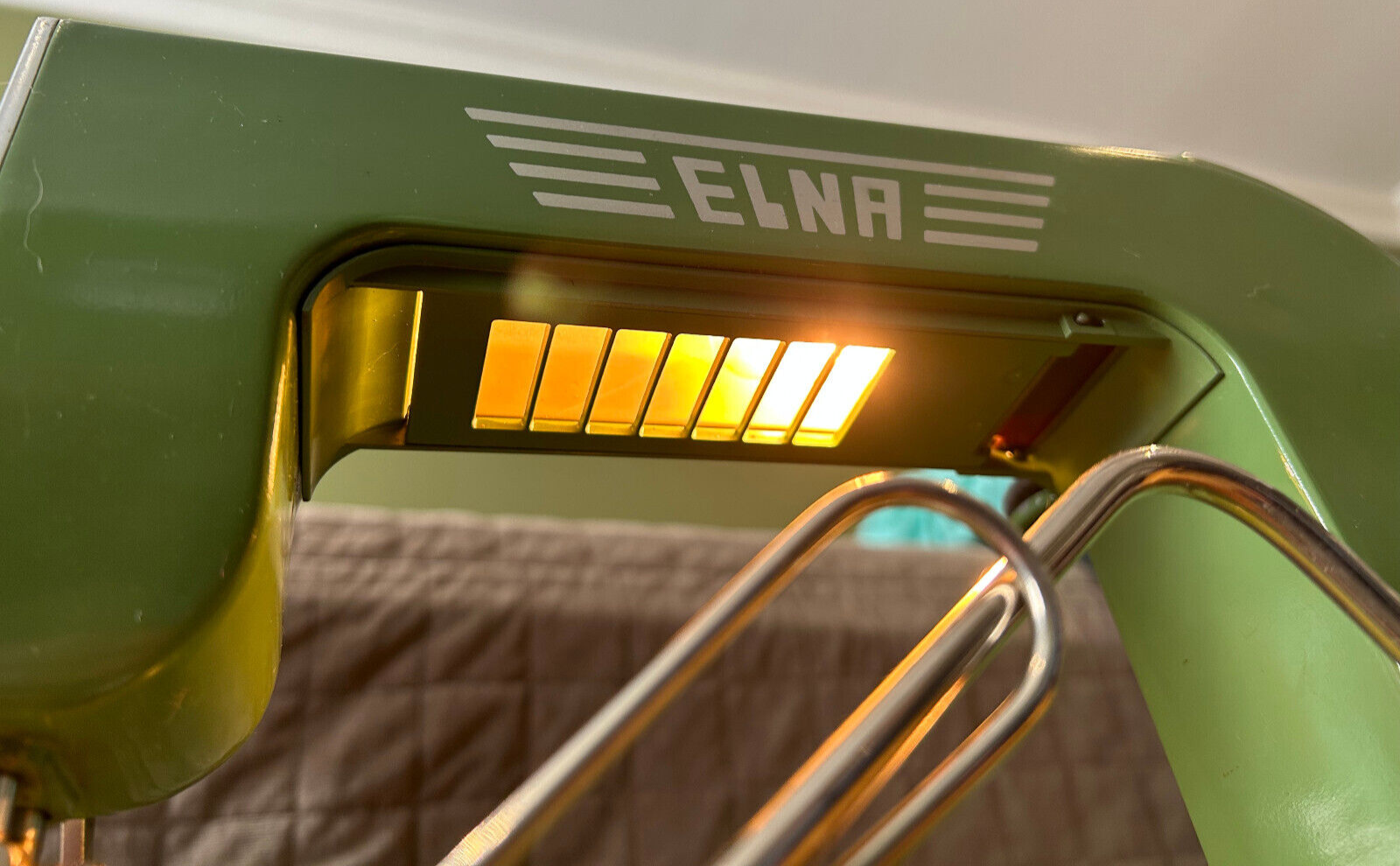 ELNA Grasshopper Sewing Machine, Model# 500970, W55, Portable with ...