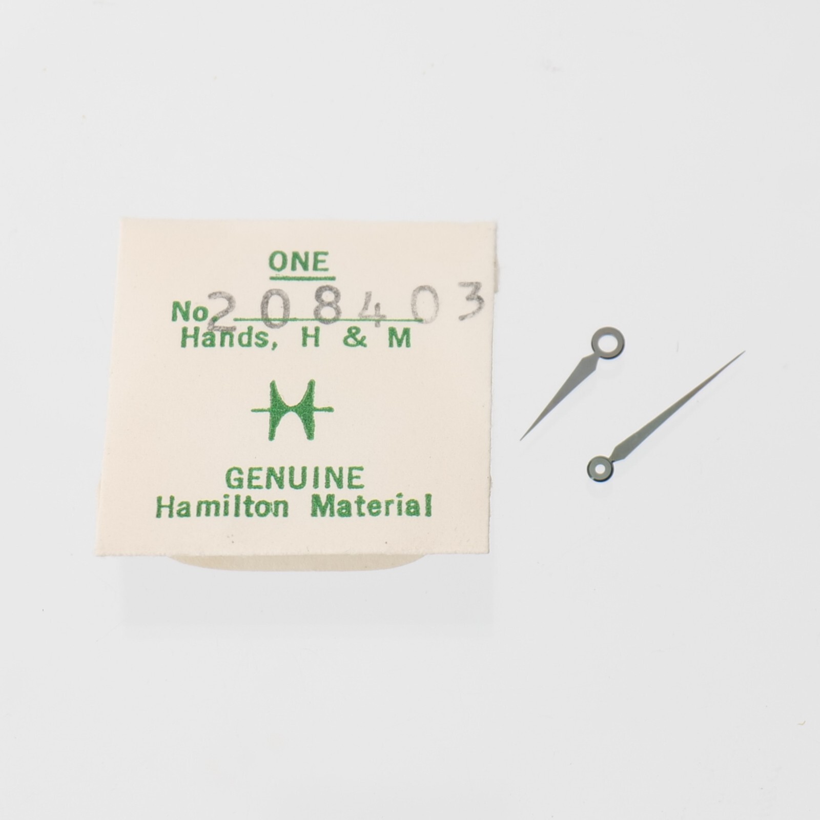 Hamilton Watch Hands No. 208403 Original Pair Hour Minute Watchmaker ...