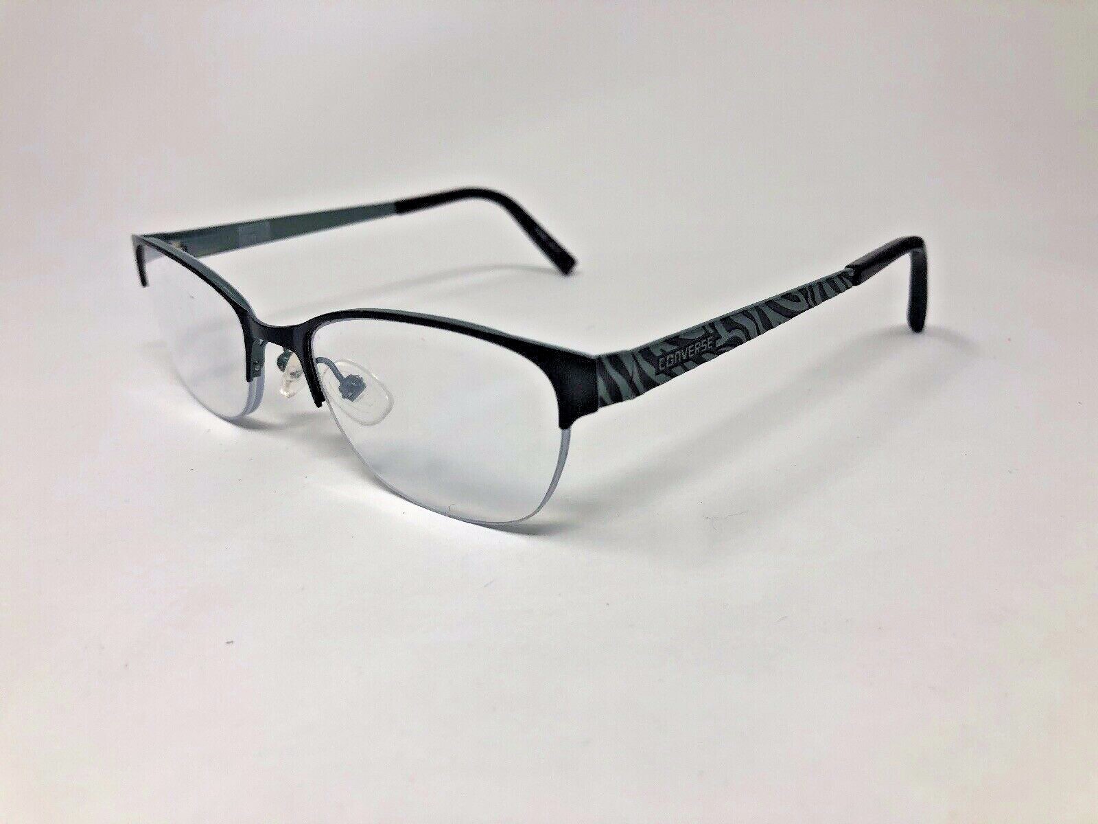 CONVERSE ALL STAR Eyeglasses Frame Half Rimless A059 50-18-135 Brown/Teal GX43 | eBay