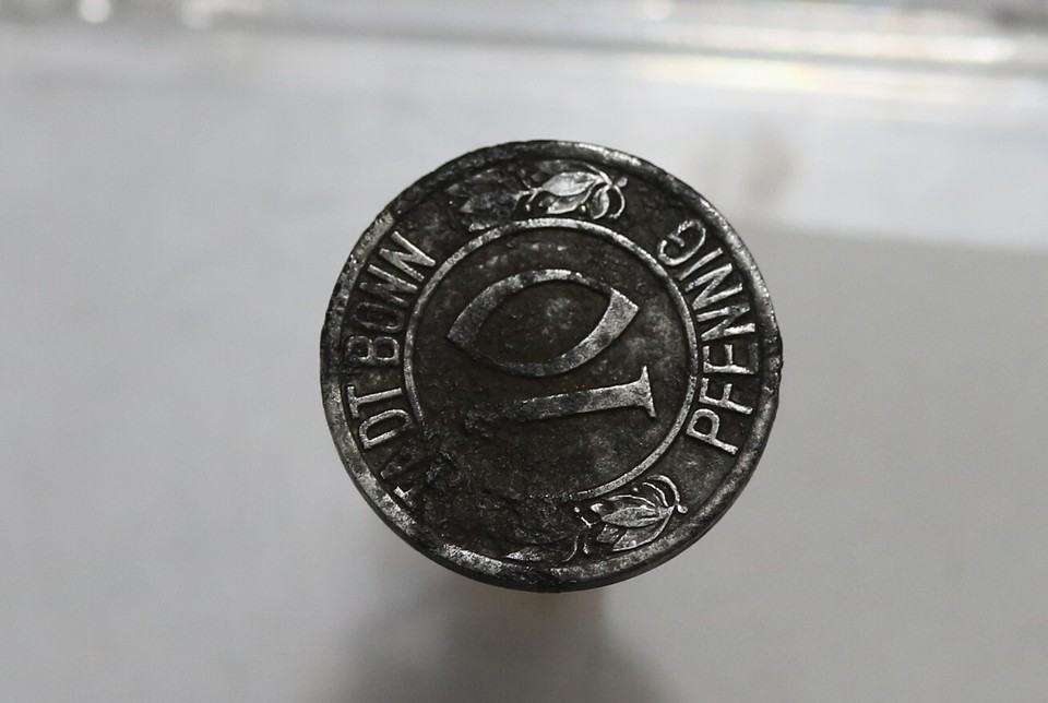 GERMANY WAR MONEY TOKEN 10 PFENNIG 1920 BONN IRON B48 #128 | eBay