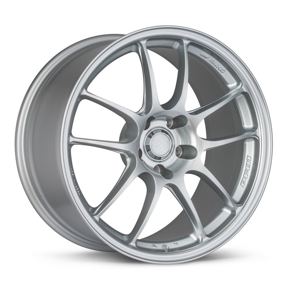 Enkei PF01SS 17x9 5x114.3 60mm Offset 75mm Bore Diameter Silver Wheel ...