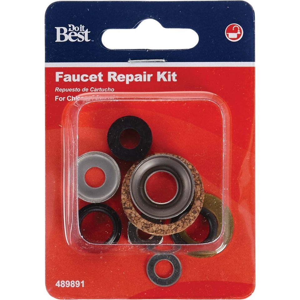 Do it Best Chicago Rubber, Metal, Fiber Faucet Repair Kit DIB808-62 SIM ...