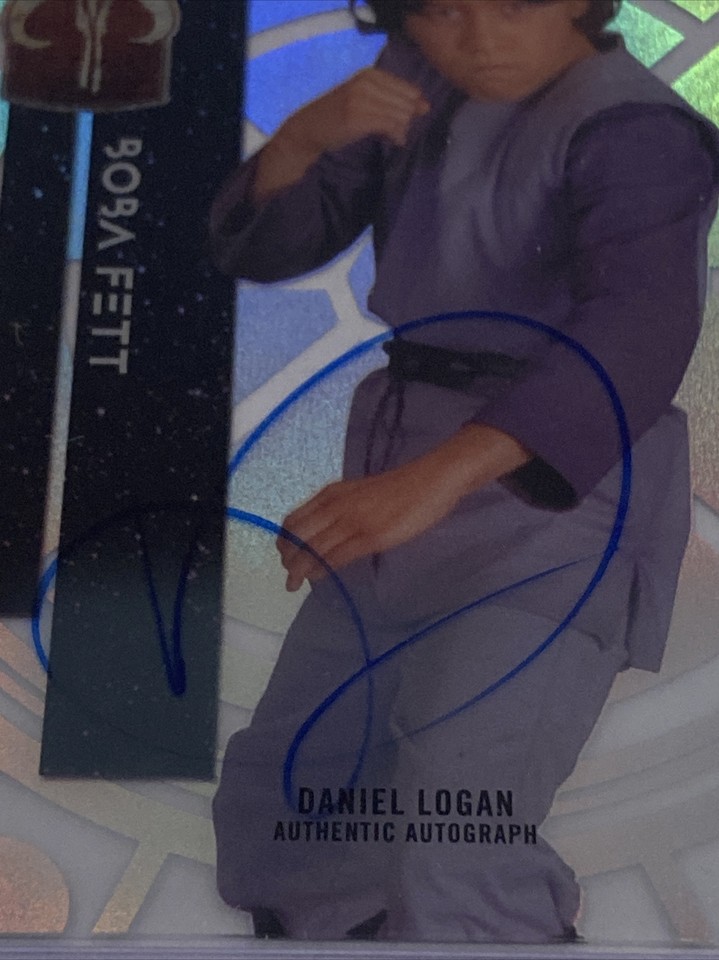 2015 Star Wars High Tek Daniel Logan as Boba Fett Autograph Auto Card ...