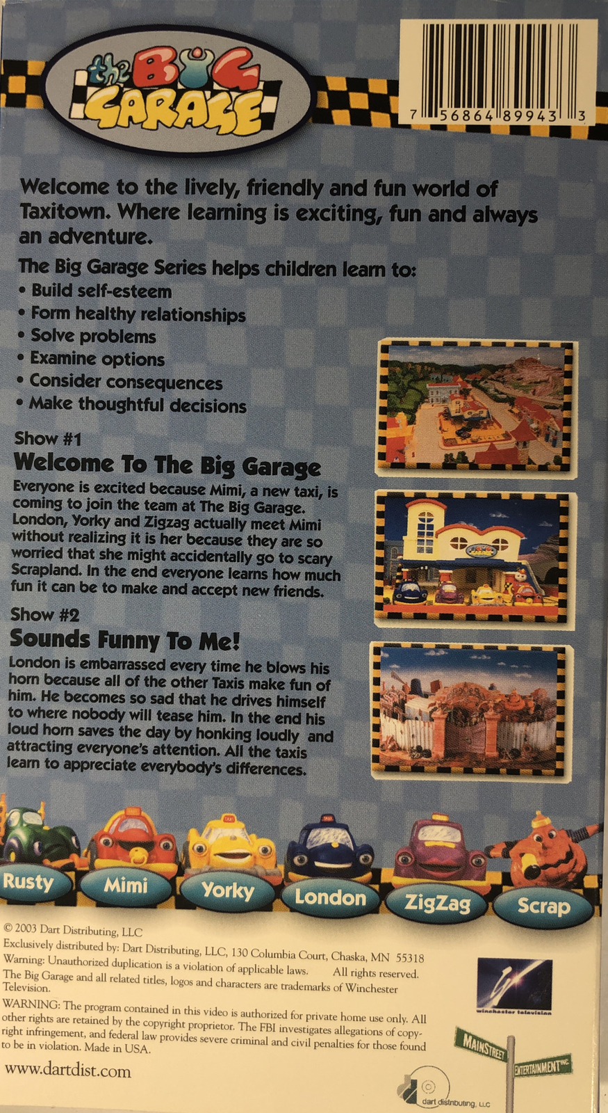 The Big Garage-Welcome to the Big Garbage(VHS 2003)TESTED-RARE VINTAGE ...