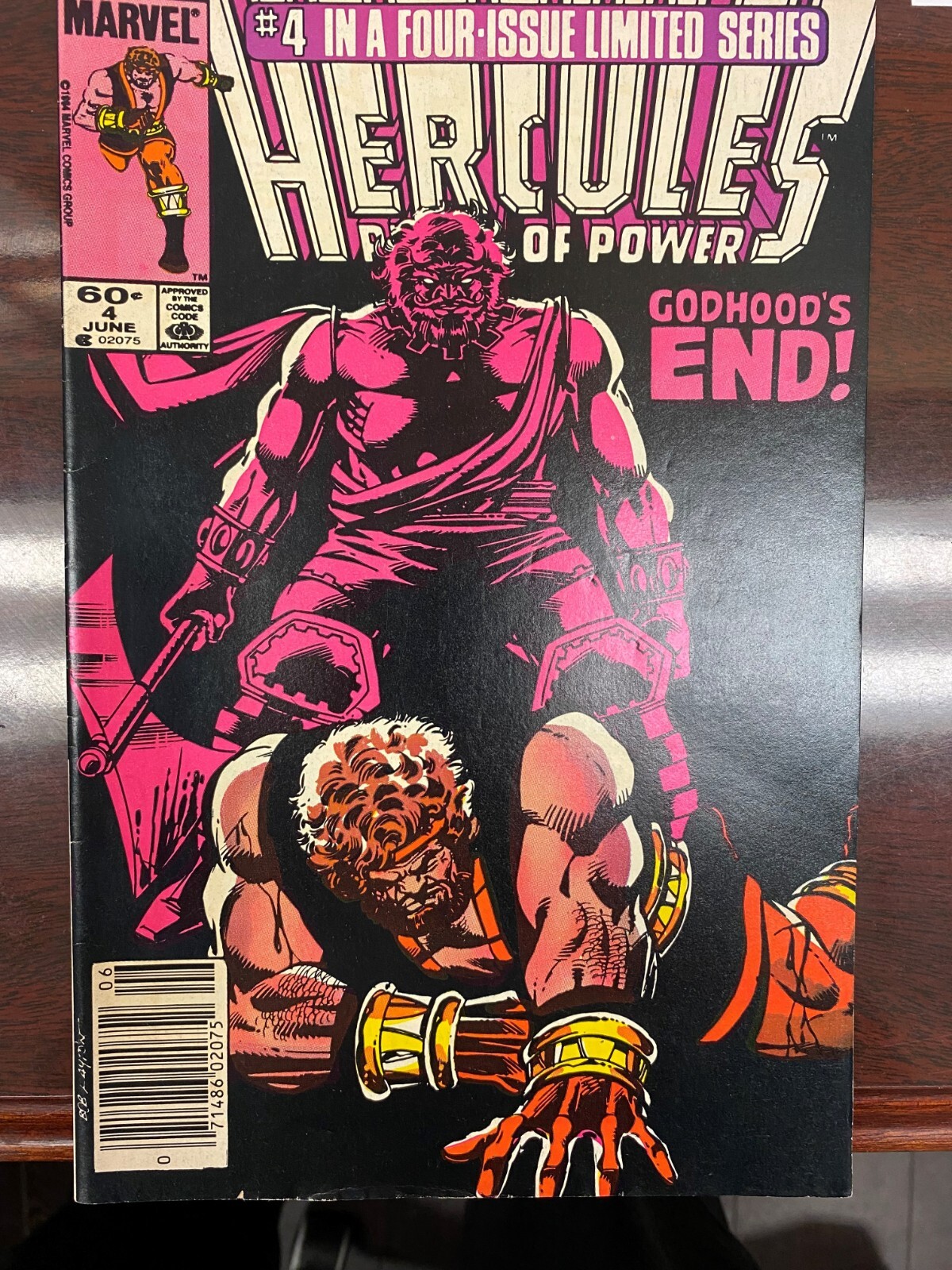 HERCULES PRINCE OF POWER vol 2 4 of 4 limited series 1984 -MARVEL ...