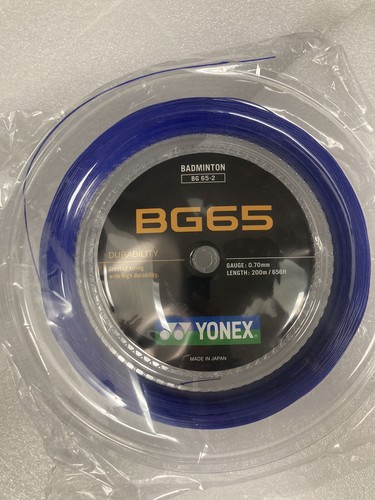 New Yonex BG65 BG65-2 200M Reel String Yellow | eBay